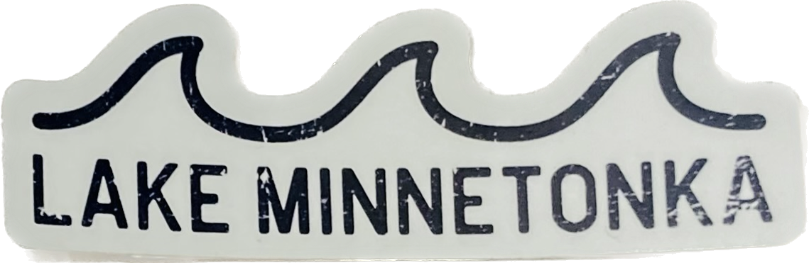 Lake Minnetonka Waves Sticker | Lake Effect