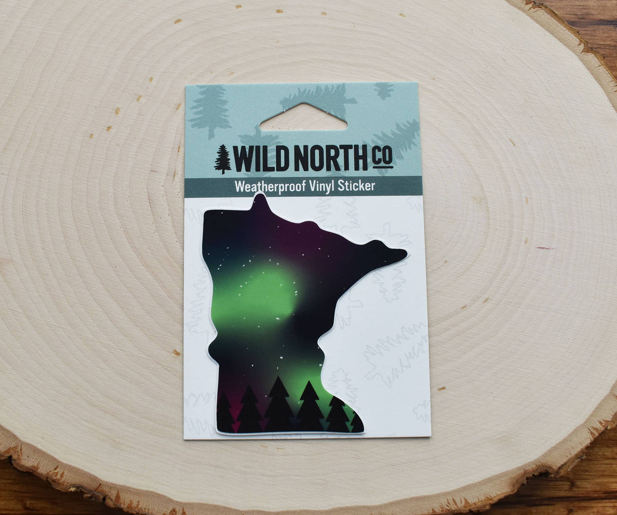 MN Northern Lights Sticker | Lake Effect
