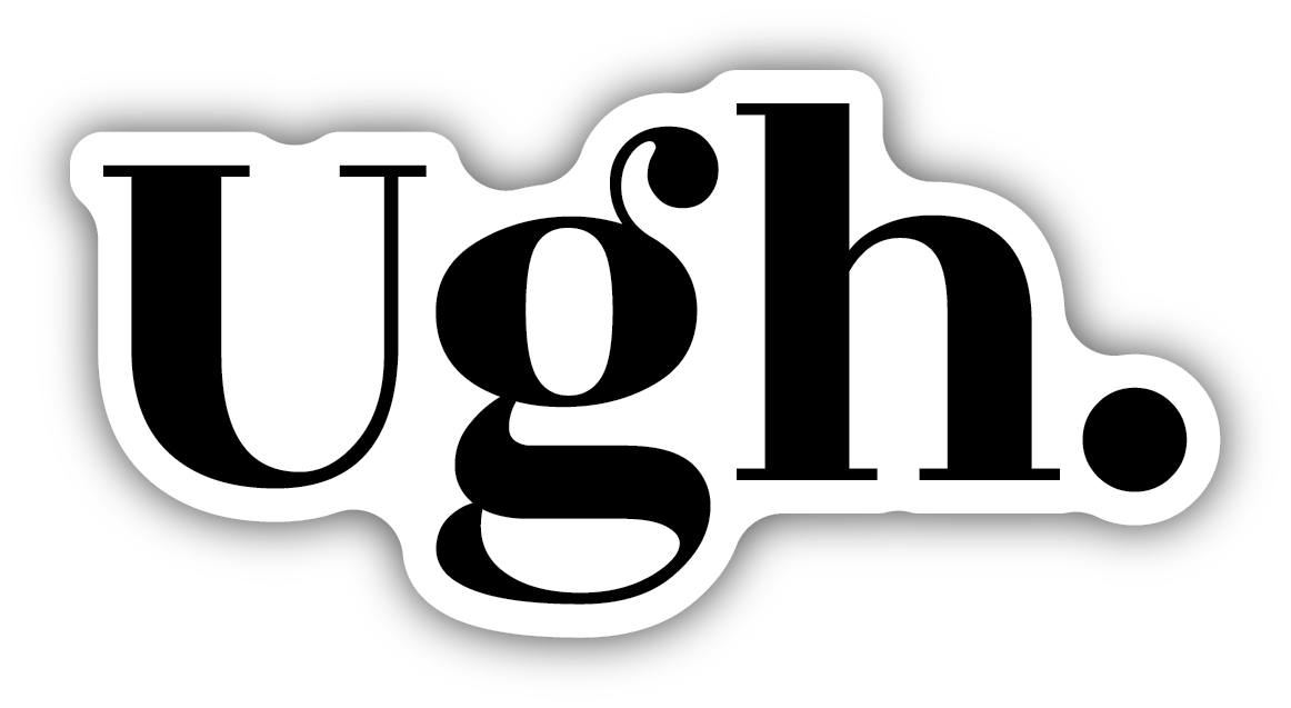 Ugh Sticker | Lake Effect