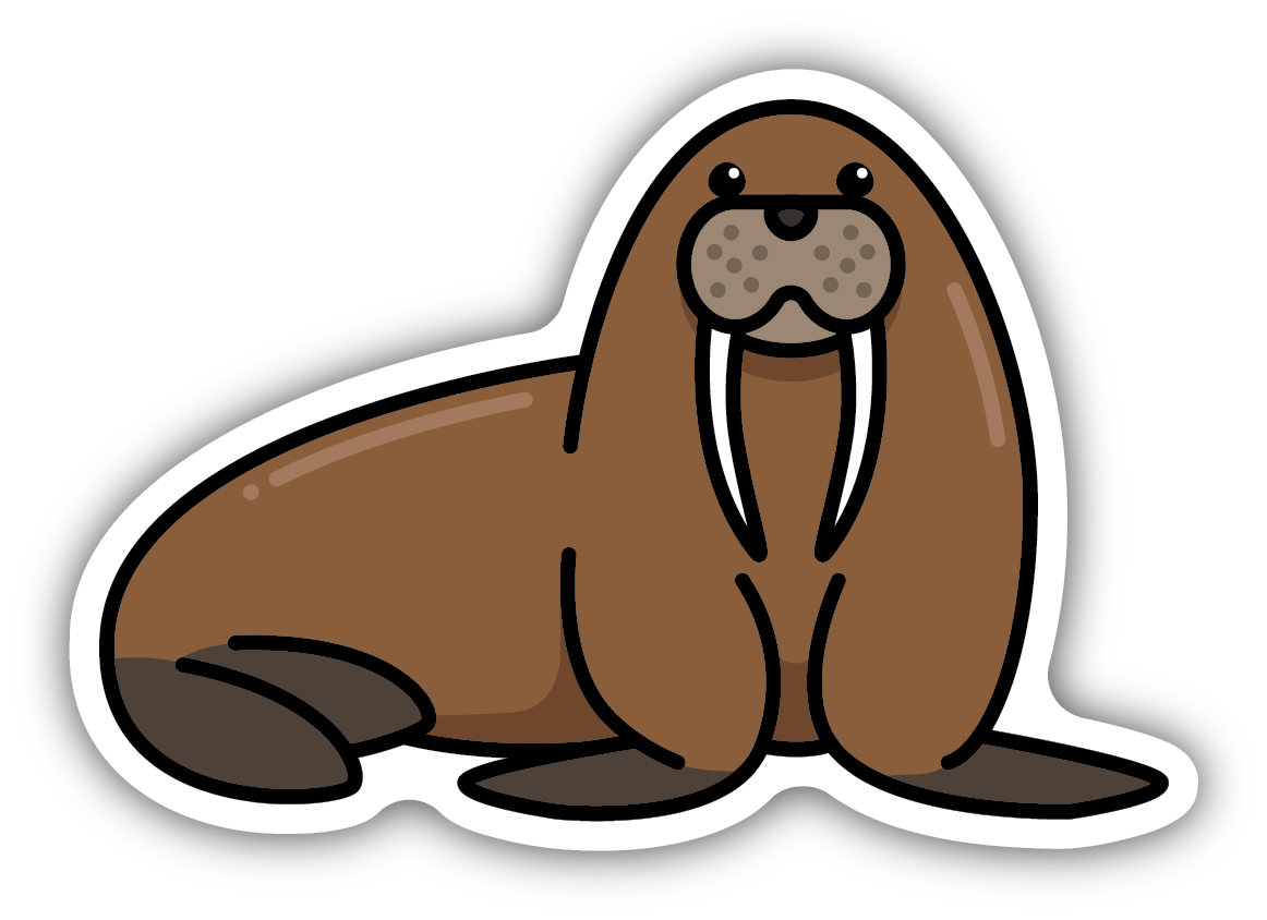 Walrus Sticker | Lake Effect