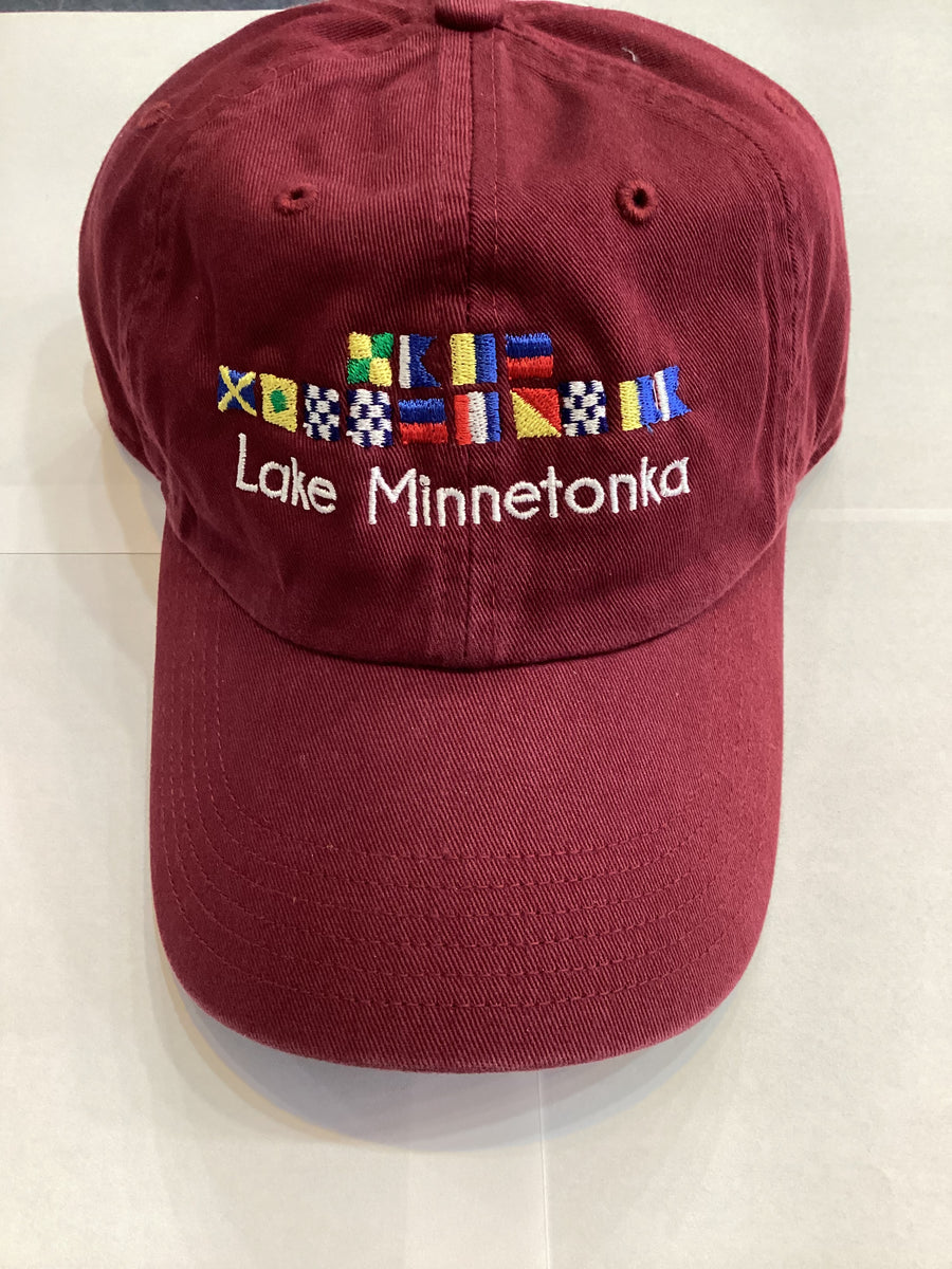 Lake Minnetonka Nautical Flags Baseball Cap | Lake Effect