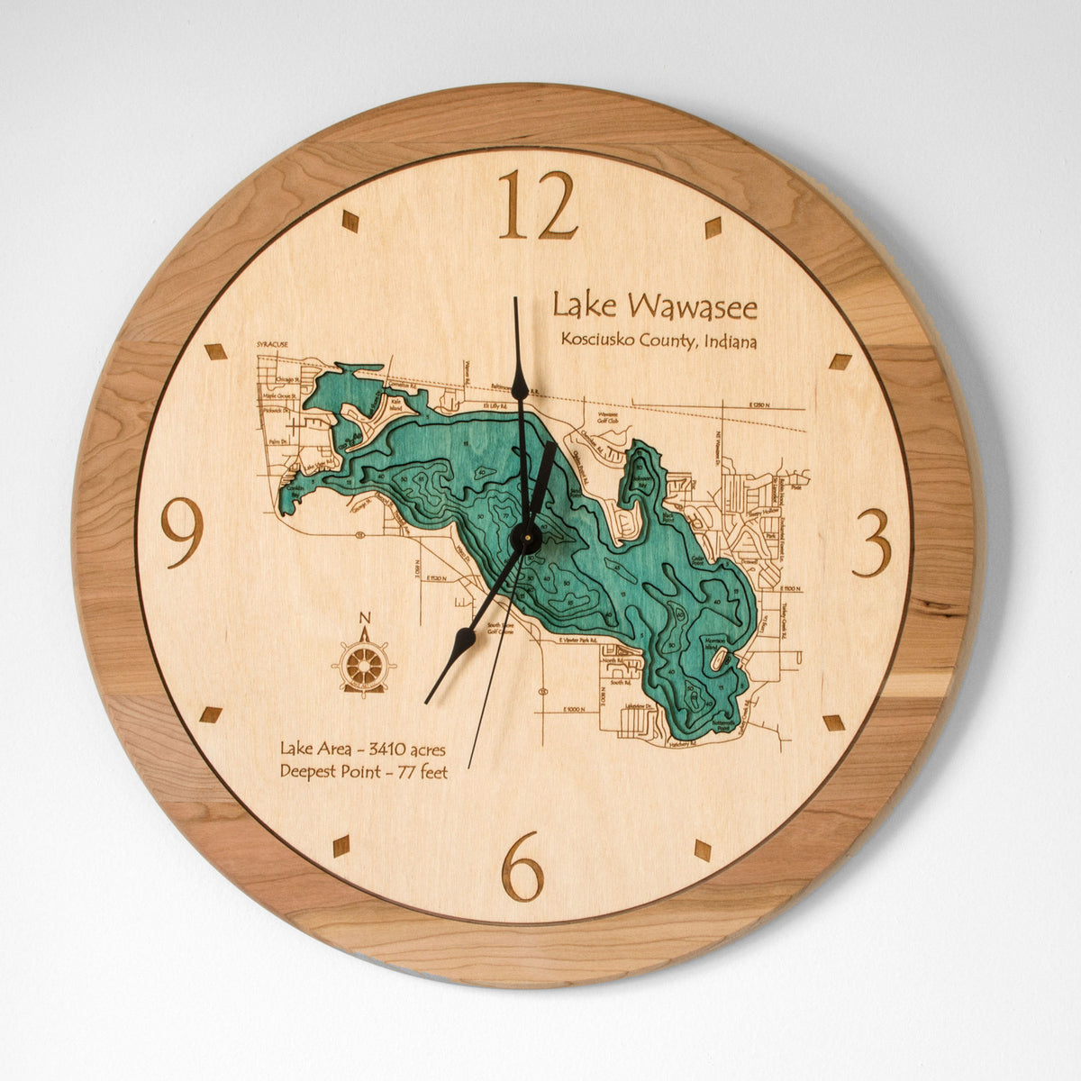 17.5" Wall Lake Clock | Lake Effect